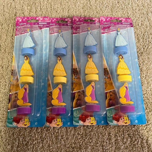 Disney | Toys | Disney Princess Stamps For Kids Bundle With 3 Pc ...